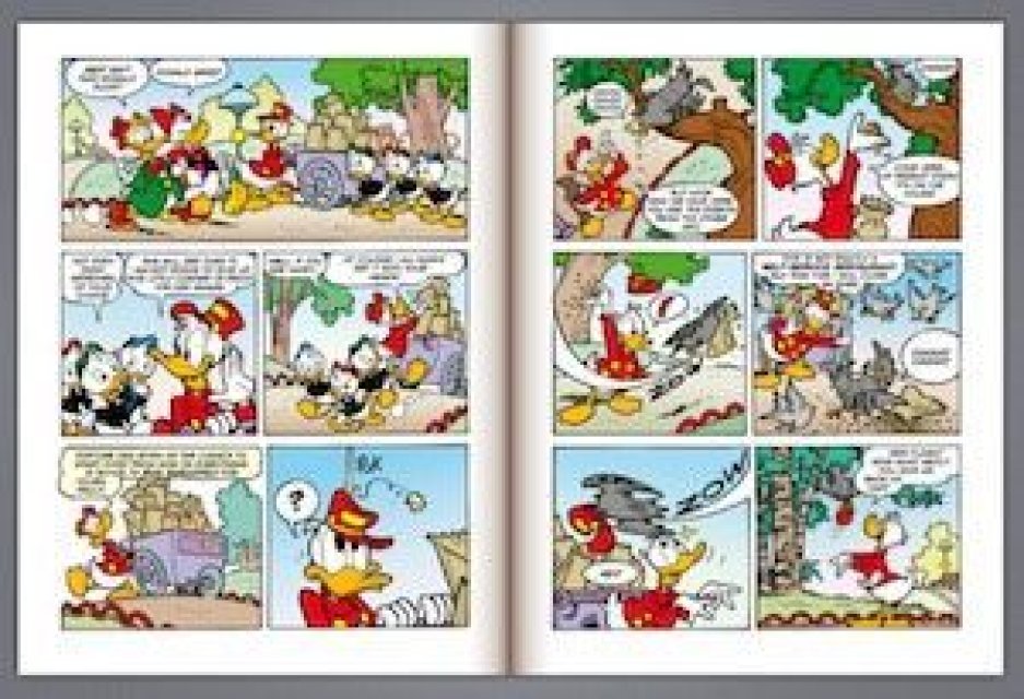 Donald Duck lezen op de iPad (VS)