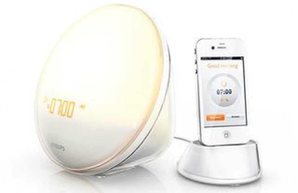 Philips brengt iPhone-app uit voor nieuwe Philips Wake-up Light HF3550