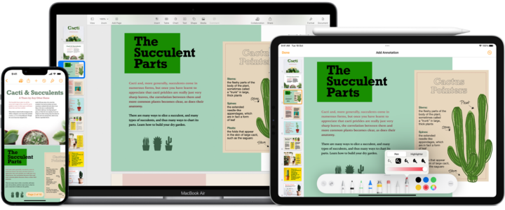 Apple iWork: alles over Pages, Numbers en Keynote van Apple
