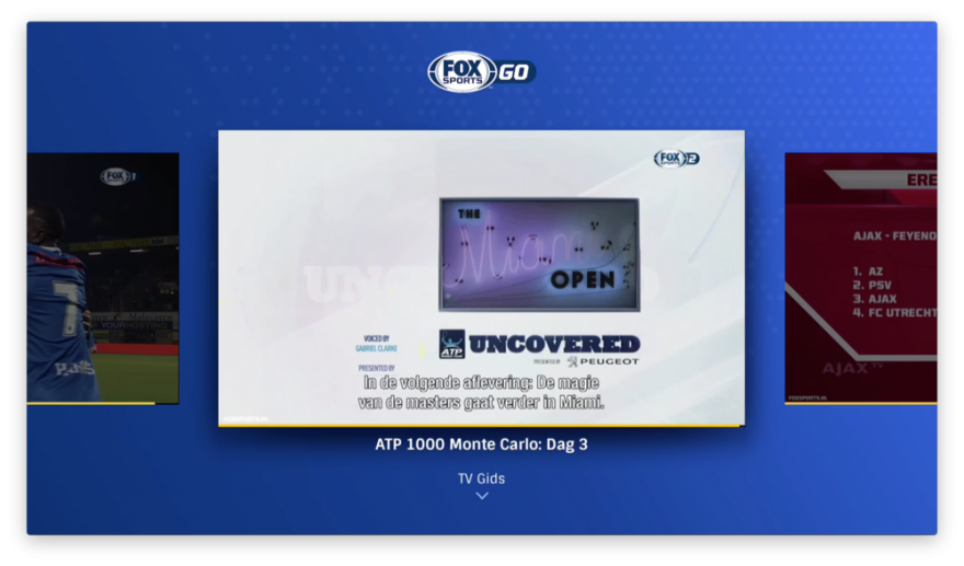 Review: FOX Sports op Apple TV: overal sportzenders kijken