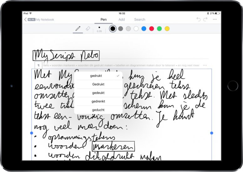 Review: MyScript Nebo is een geweldige notitie-app voor Apple Pencil