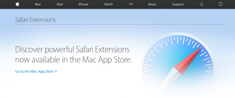 Safari Extensies voortaan via Mac App Store te vinden