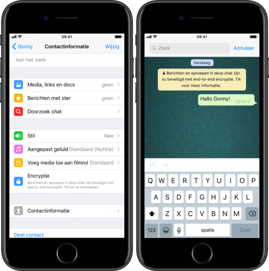 WhatsApp heeft nieuw iOS 11-design en zoekfunctie voor chats