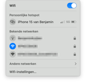 Persoonlijke hotspot iPhone inschakelen (tethering): internet delen