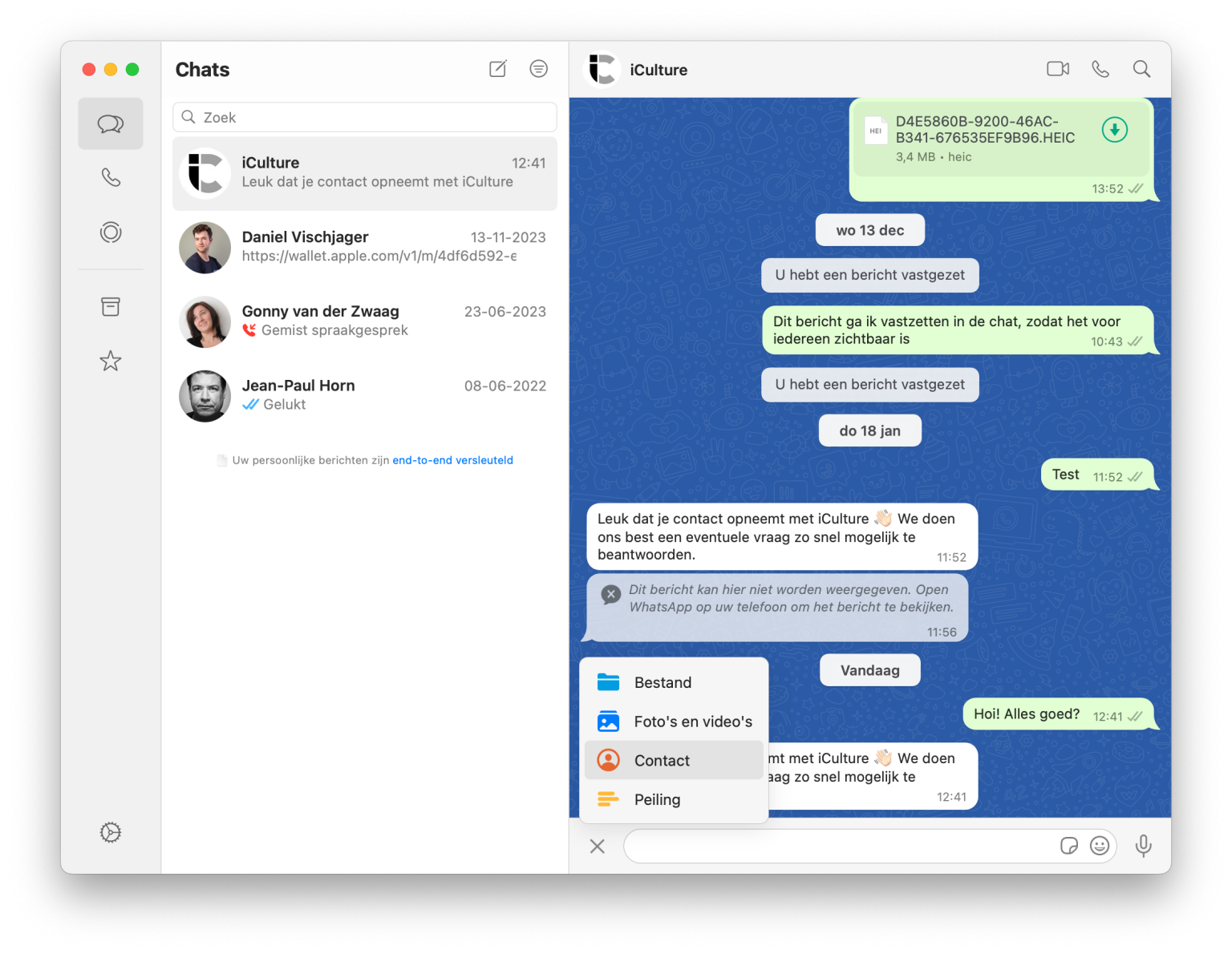 WhatsApp desktop handleiding voor WhatsApp op je computer