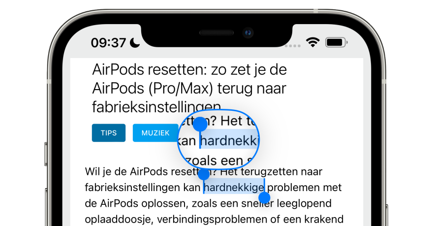 Inzoomen op je iPhone-scherm doe je zo!