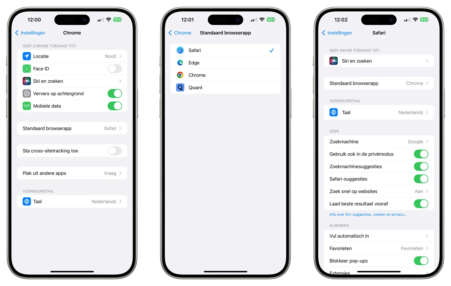 Standaardbrowser iPhone aanpassen: kies een andere browser!