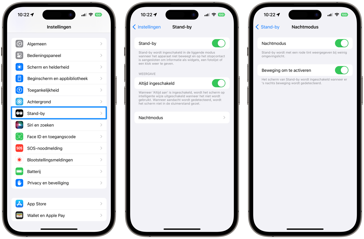 Standby in iOS 17 maakt van je iPhone een slim scherm