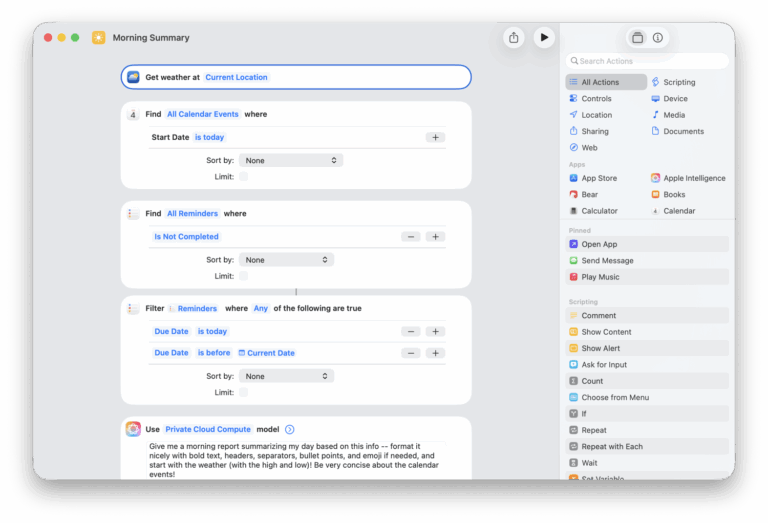 Siri Shortcuts op de Mac: zo maak je automatiseringen