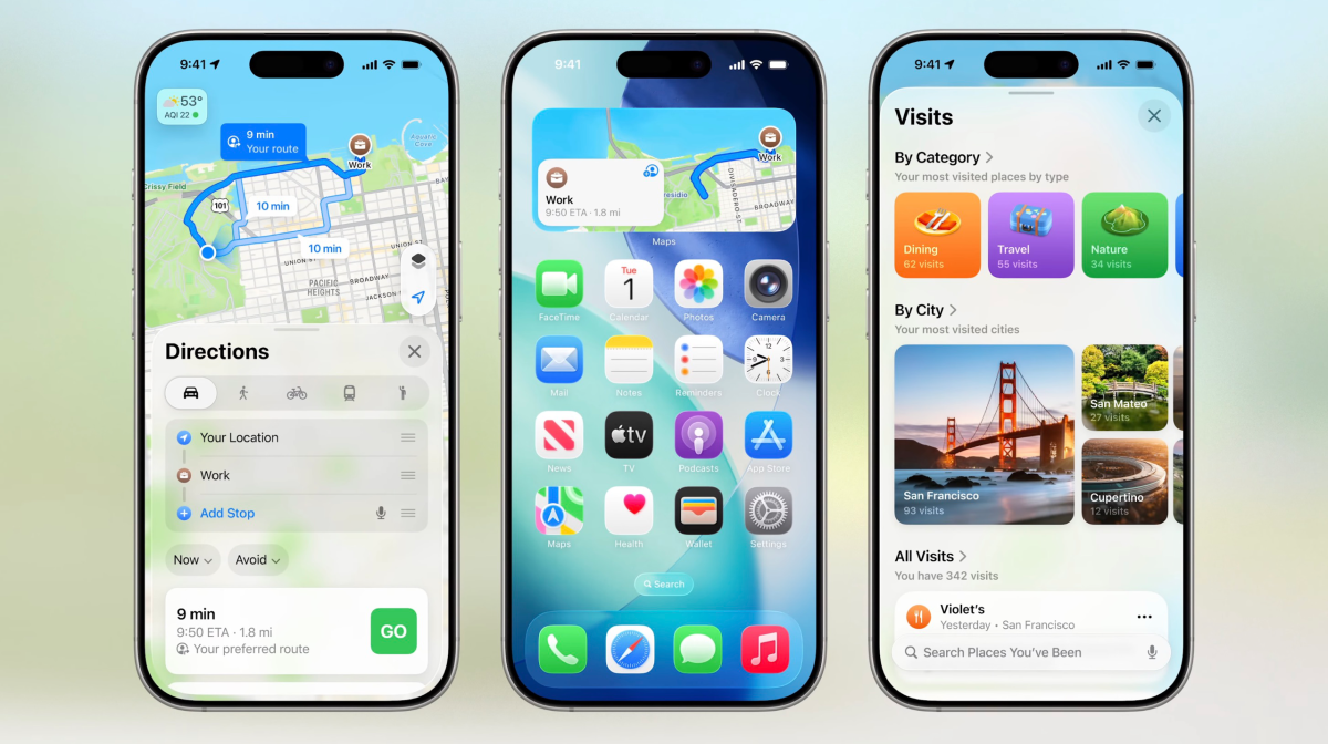 Augmented Reality (AR) looproutes in Apple Kaarten gebruiken
