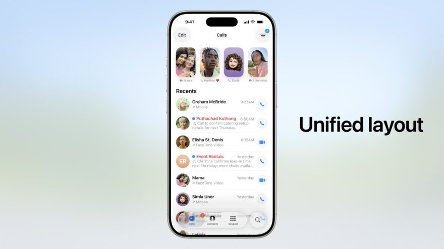 Telefoon-app in iOS 26 krijgt 8 nieuwe functies