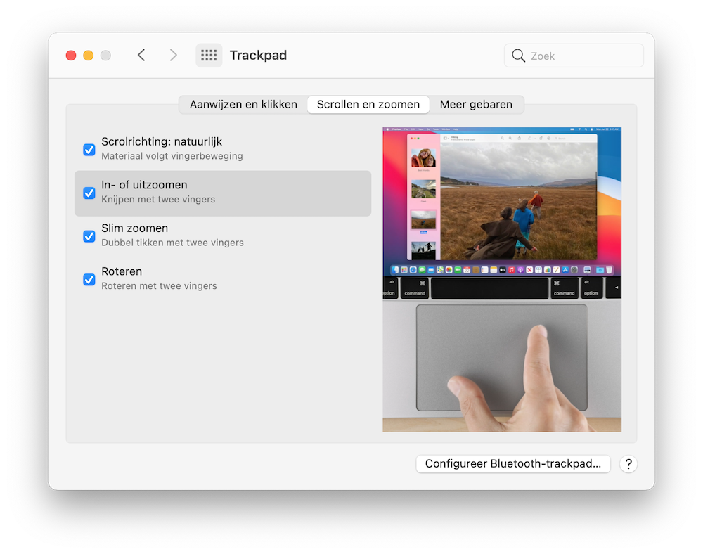 zoomen op je Mac: zo maak je alles op het scherm groter