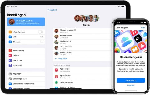 Apple Account en iCloud instellingen beheren op de iPhone of iPad